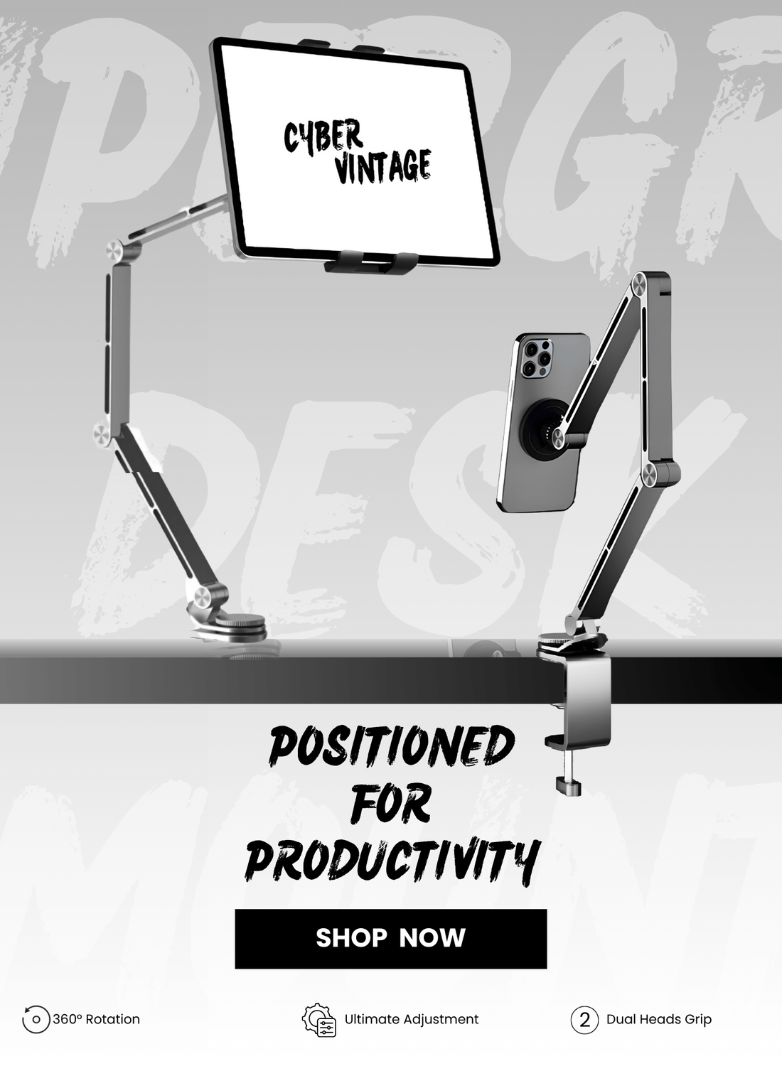 Cyber Vintage: Minimalist Desk Setup & Accessories